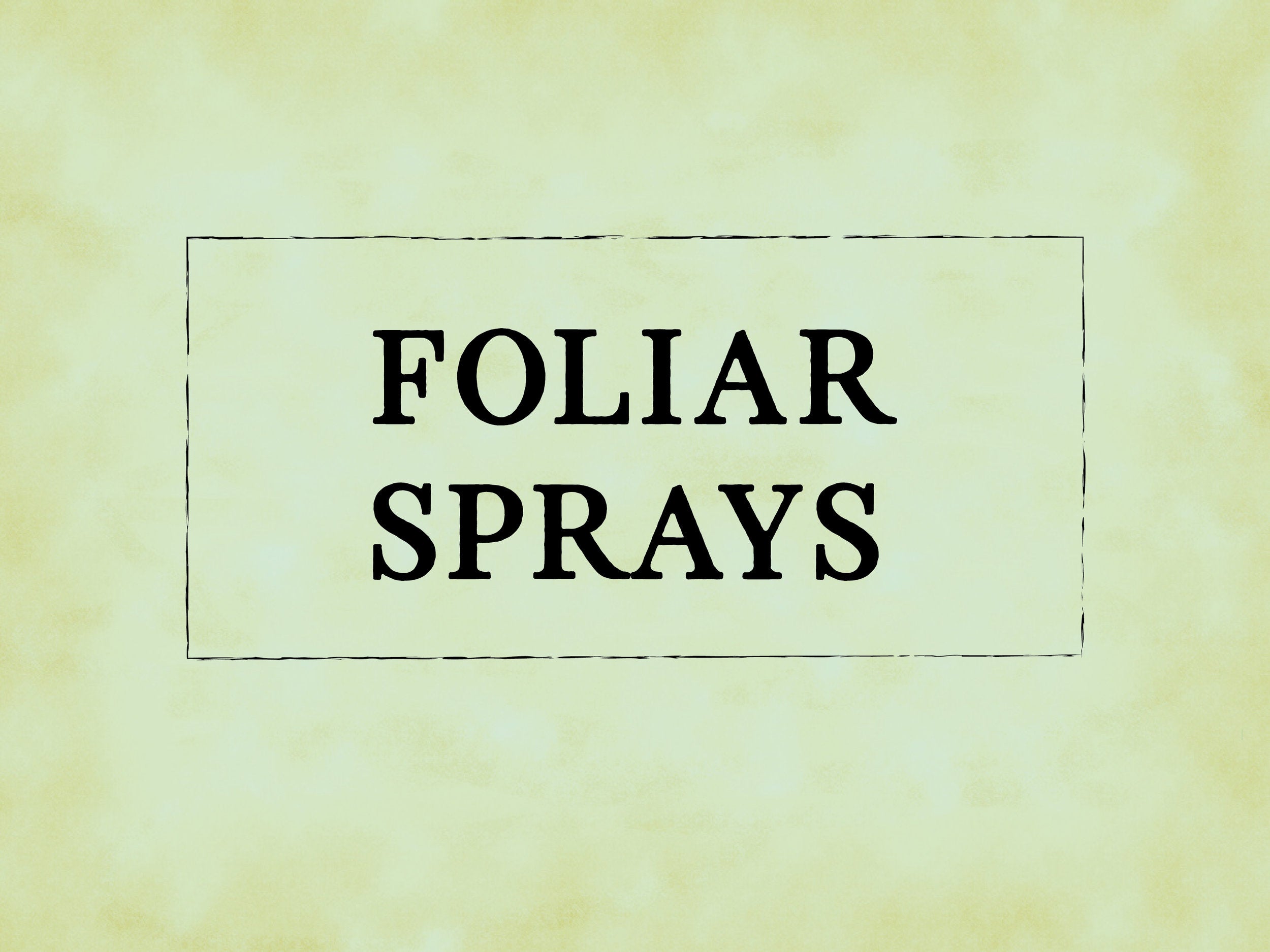 Foliar Sprays – Doc Bud's High Brix Blend